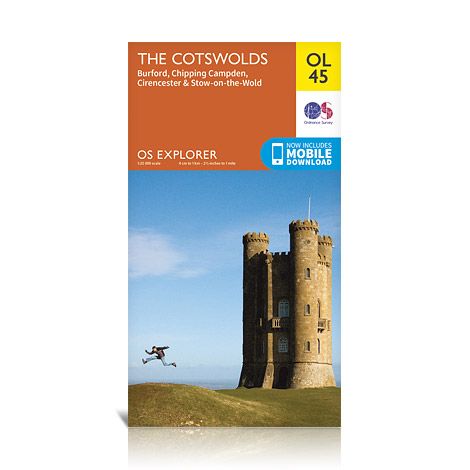 EXP-045 The Cotswolds OL45 | wandelkaart 1:25.000 - Outdoor Leisure Map ...