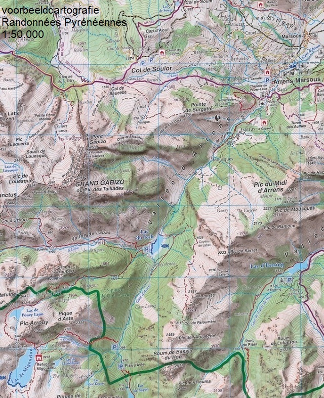 RP-13 wandelkaart Posets, Maladeta, Aneto 1:50.000 - Bielsa, Ainsa ...